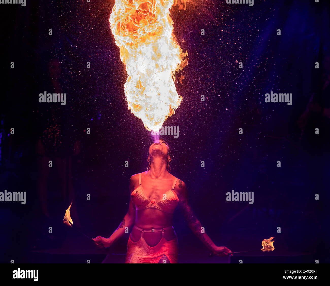 Heather holliday sword swallower hi-res stock photography and images ...