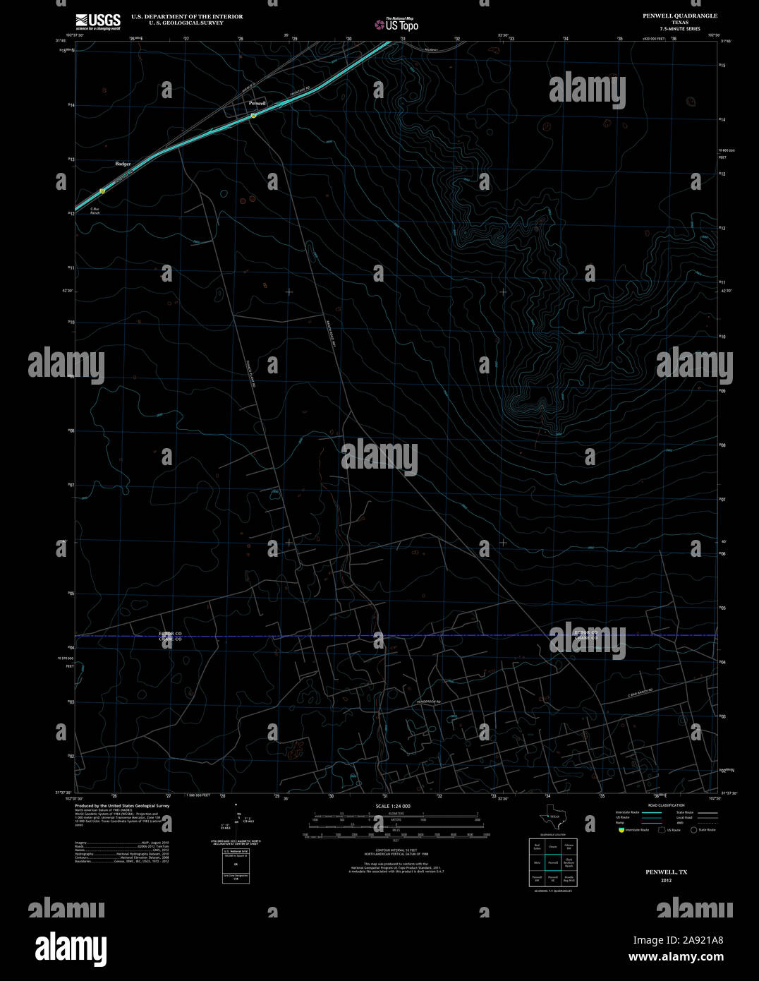 Penwell map hi-res stock photography and images - Alamy
