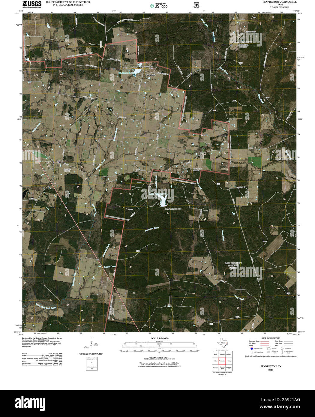 Map of pennington hi-res stock photography and images - Alamy