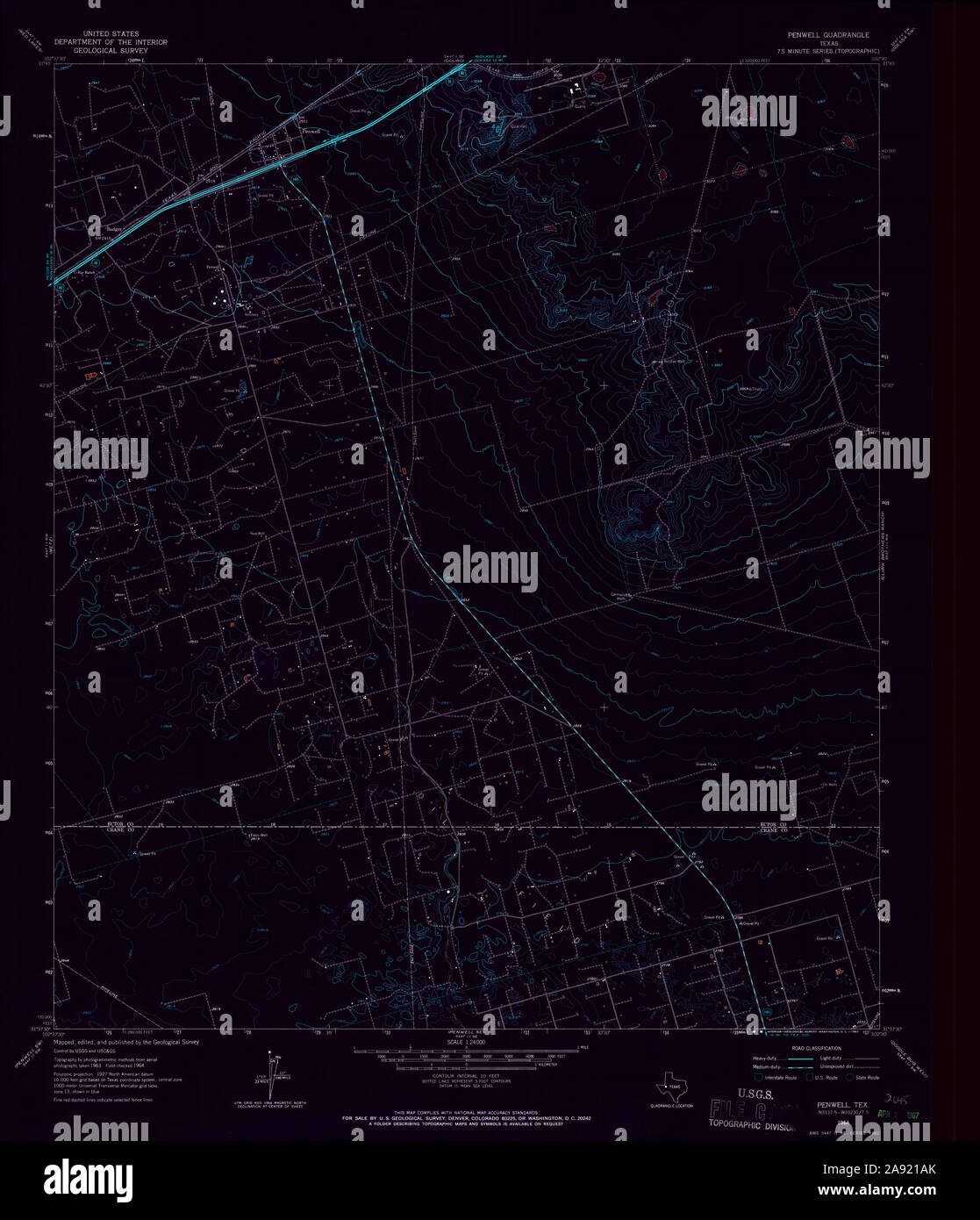 Penwell map hi-res stock photography and images - Alamy