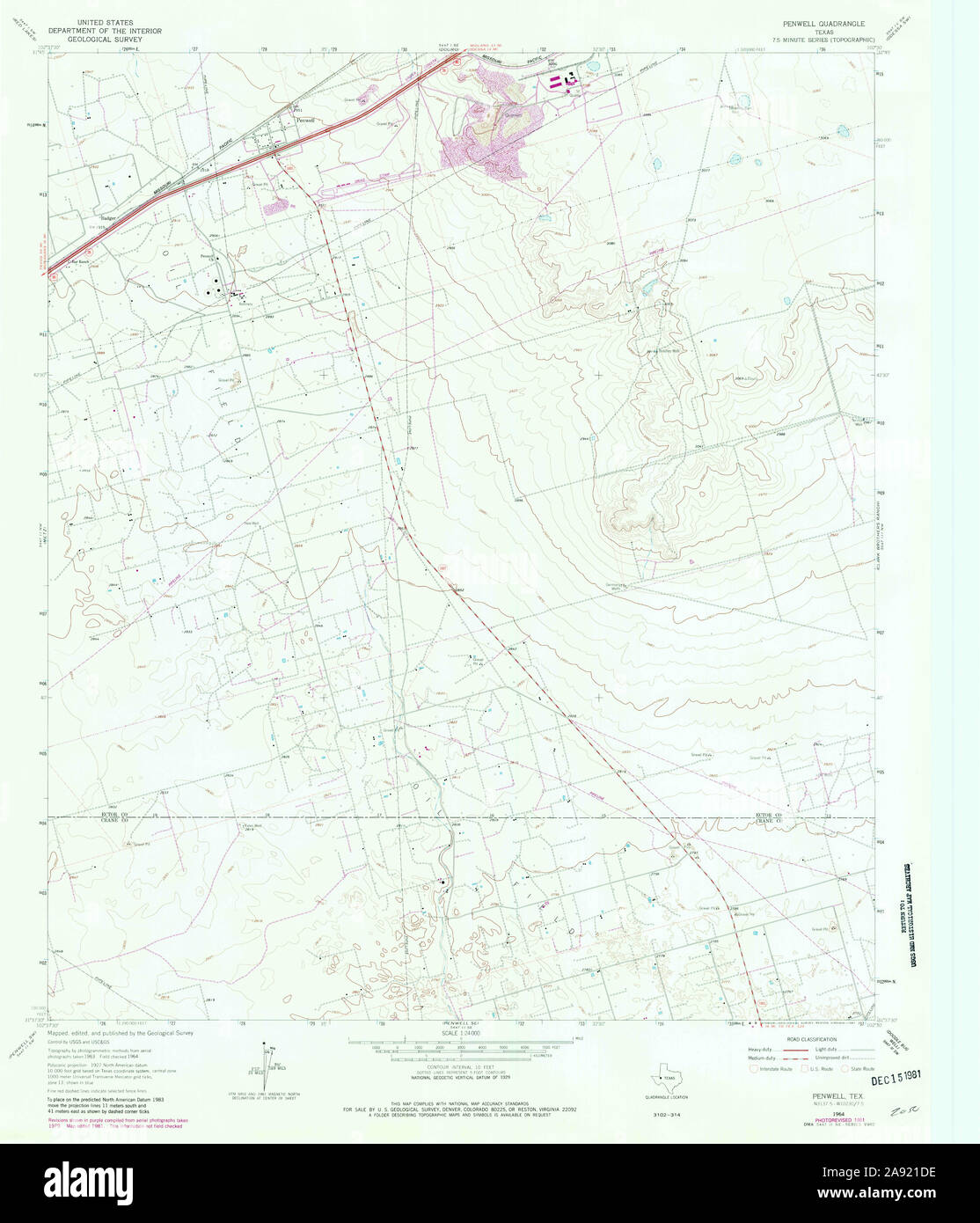 Penwell map hi-res stock photography and images - Alamy