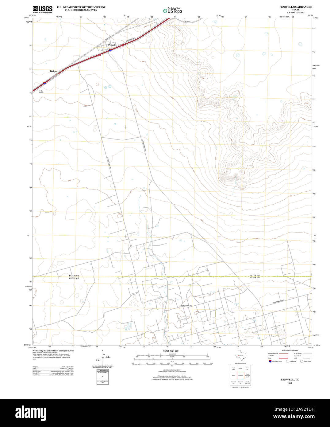 Penwell map hi-res stock photography and images - Alamy