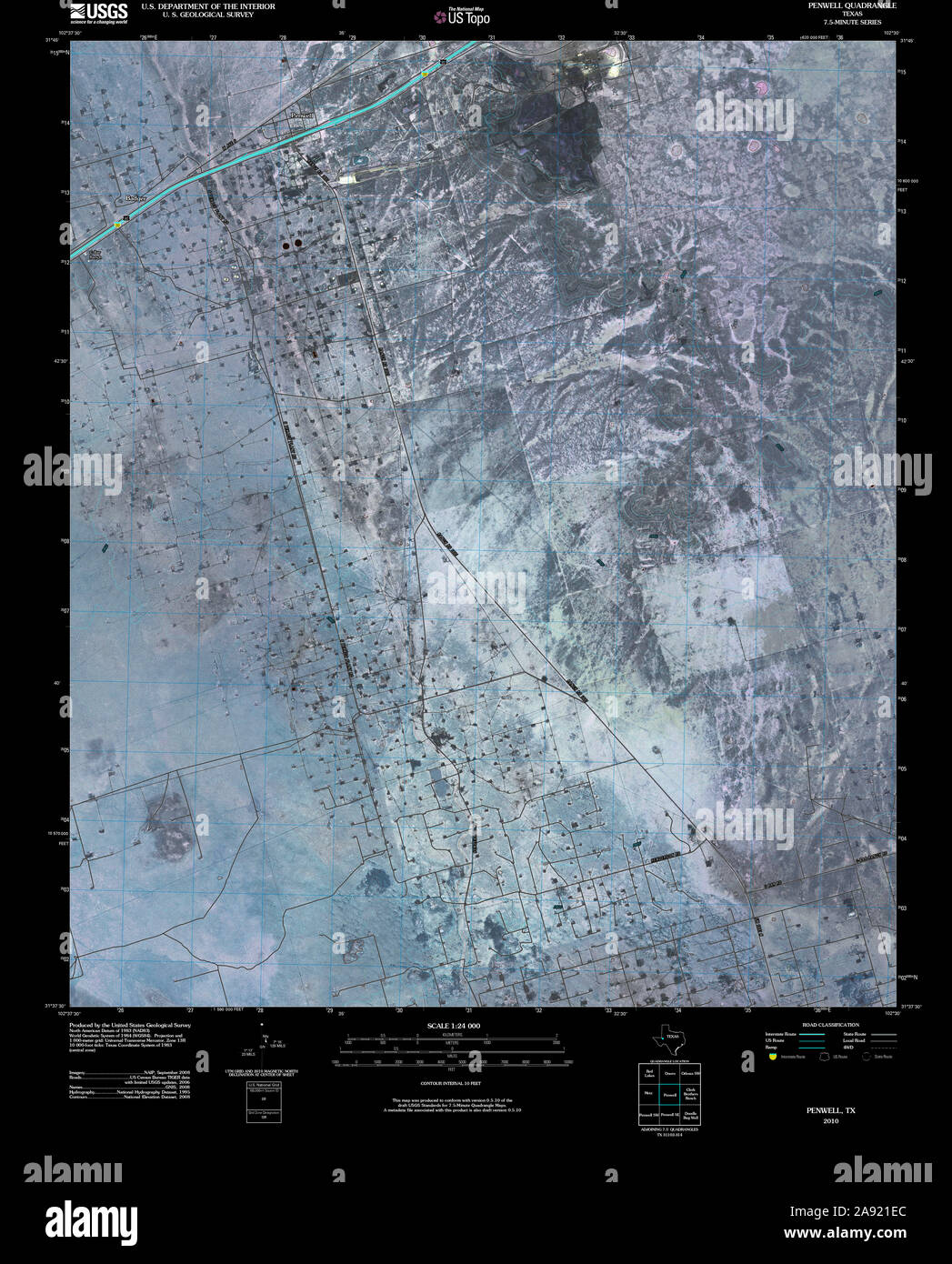 Penwell map hi-res stock photography and images - Alamy