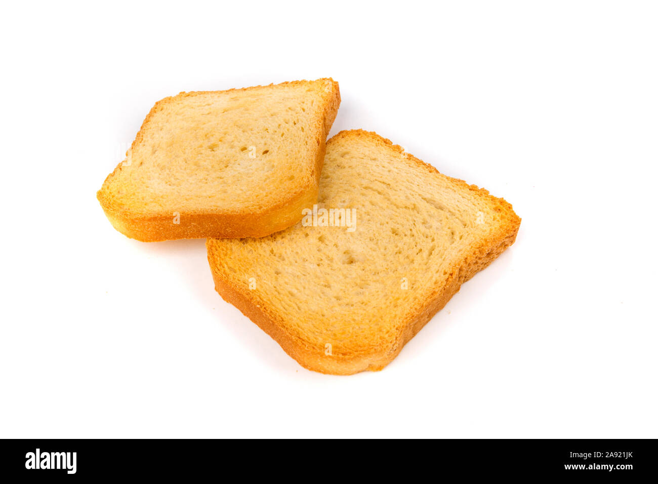 Dehydrated small toast crostini crackers for breakfast or desserts ...