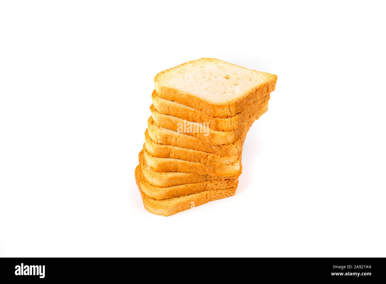 Dehydrated small toast crostini crackers for breakfast or desserts ...