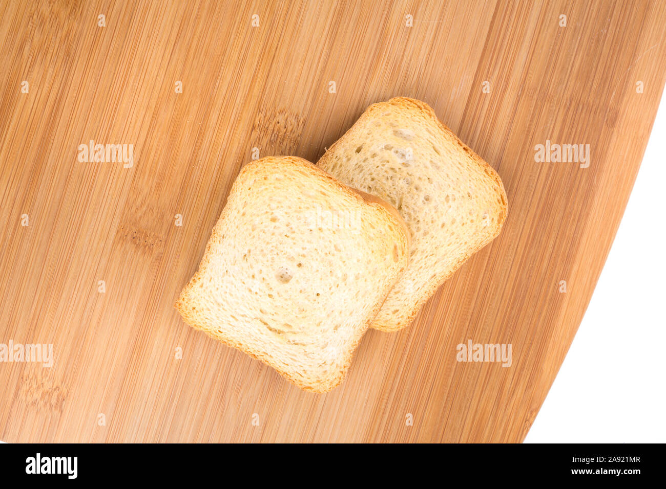 Dehydrated small toast crostini crackers for breakfast or desserts ...