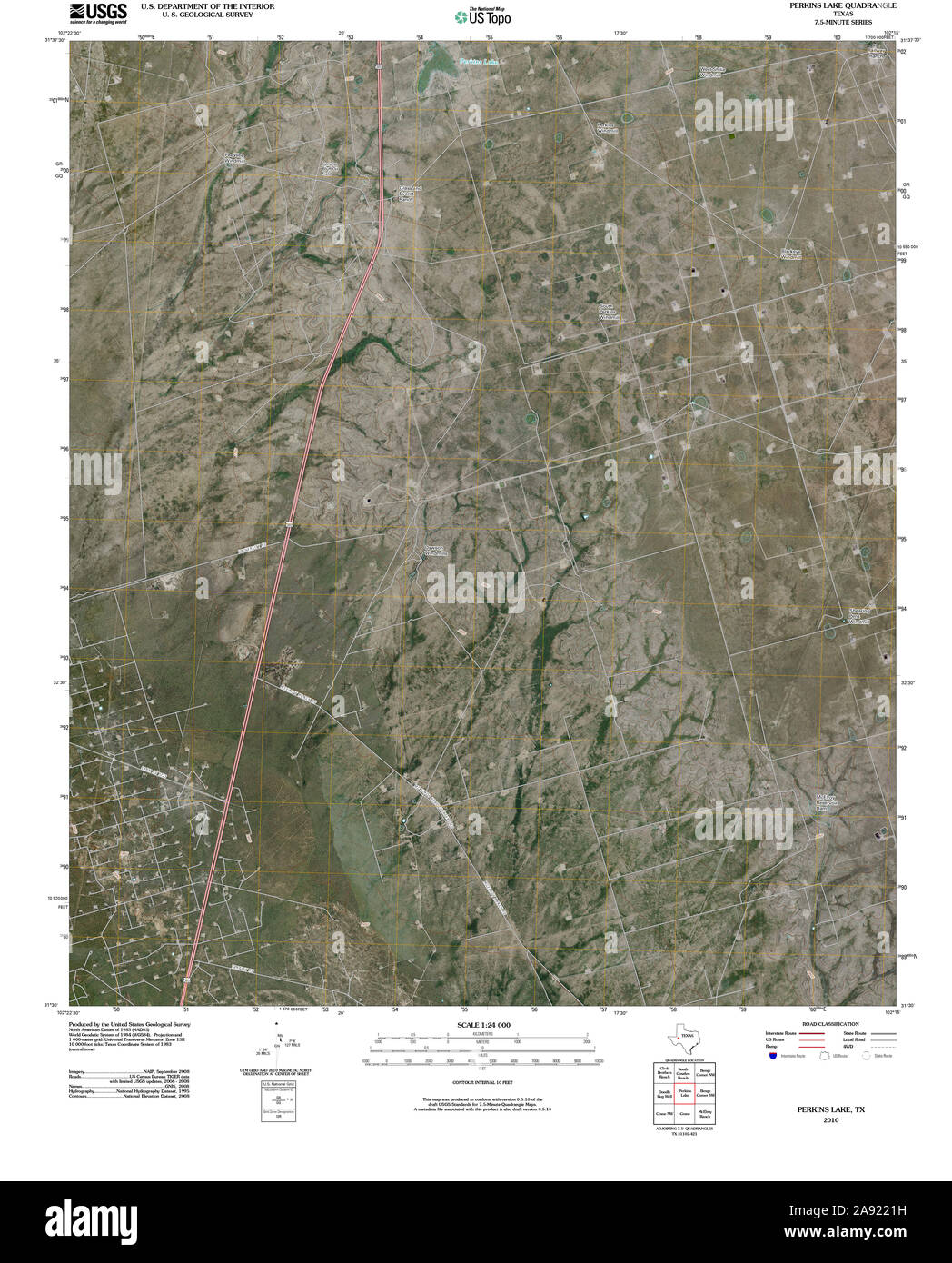 Map of perkins hi-res stock photography and images - Alamy