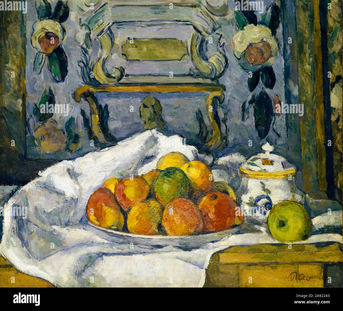 Paul Cezanne Still Life With Apples And Peaches