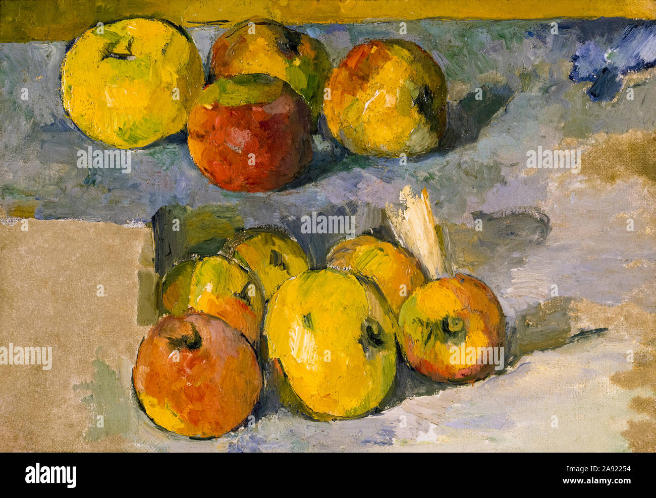 Paul Cezanne, Apples, still life painting, 1878-1879 Stock Photo - Alamy