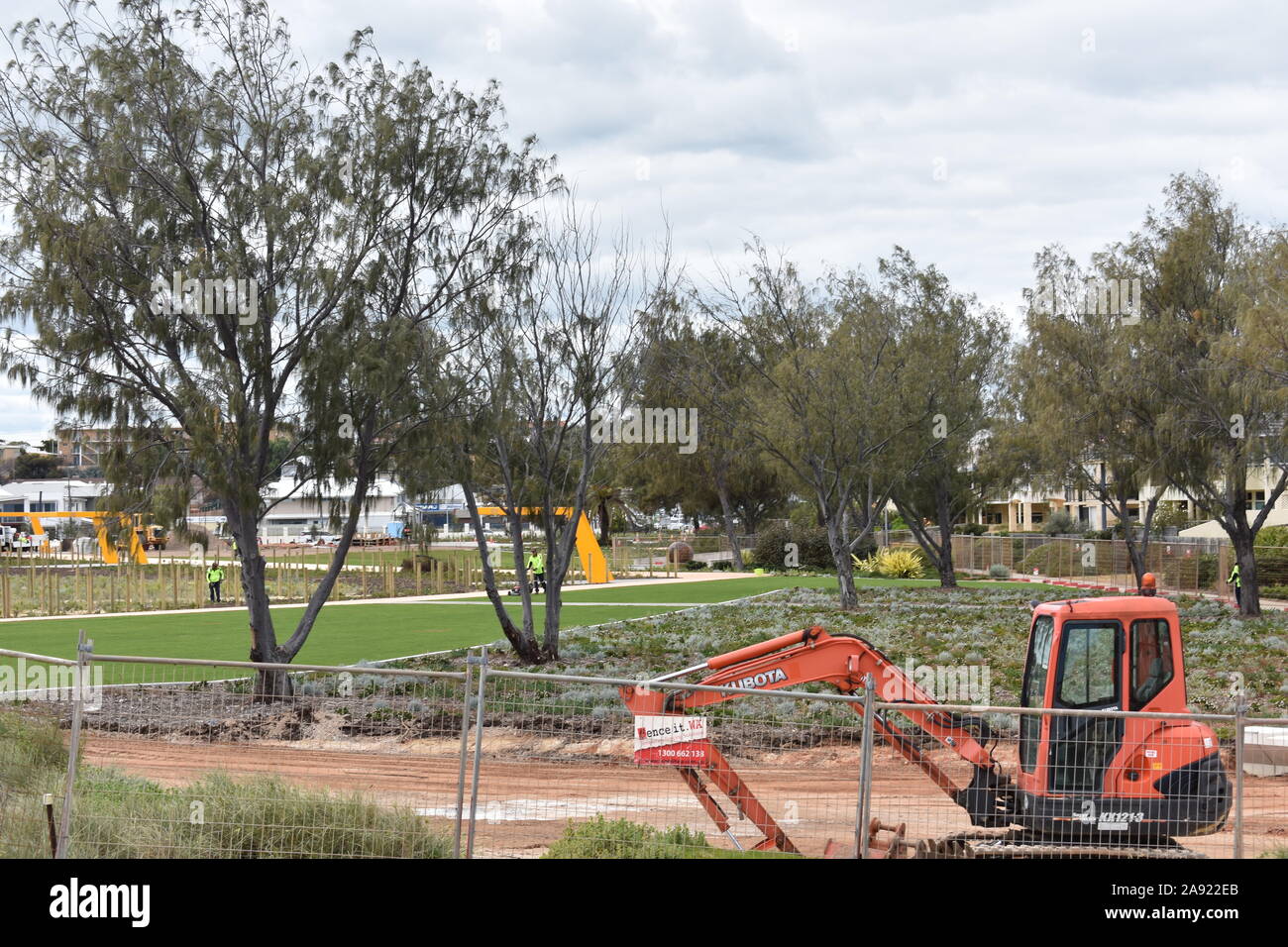 landscaping project Midalia's beach Geraldton Stock Photo - Alamy
