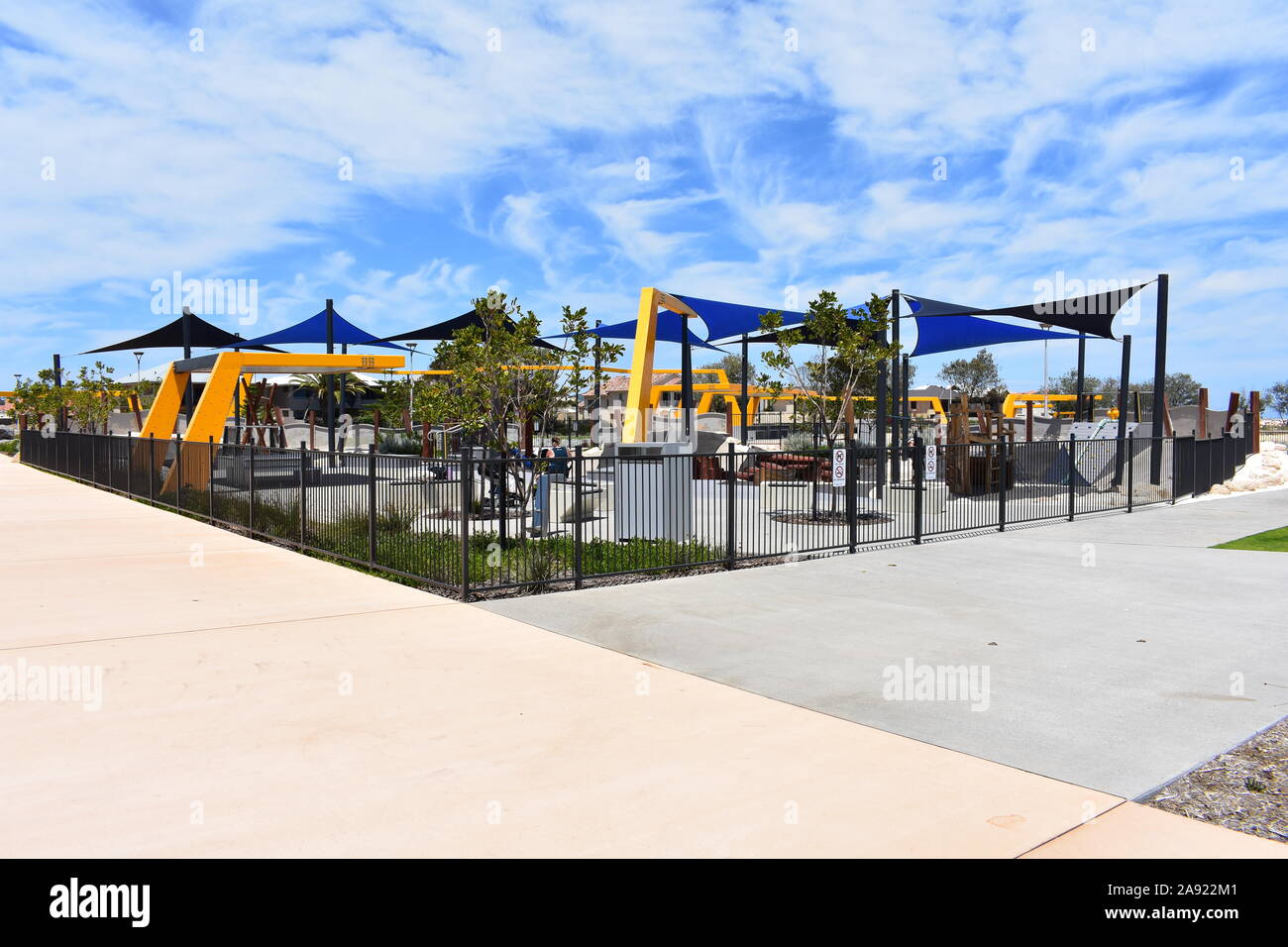 Midalia's beach playground Geraldton Stock Photo - Alamy