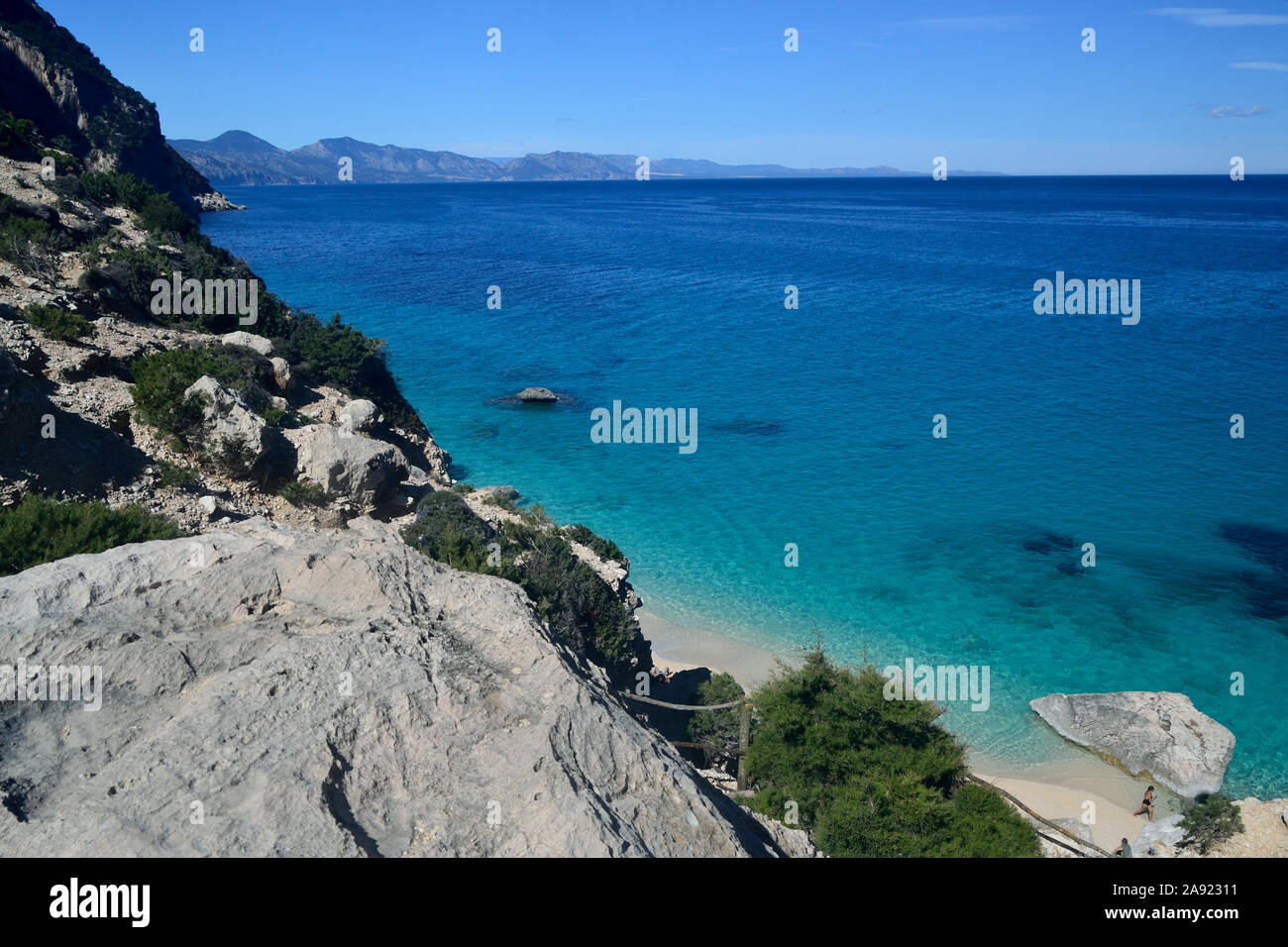 View of Cala Goloritzè Stock Photo - Alamy