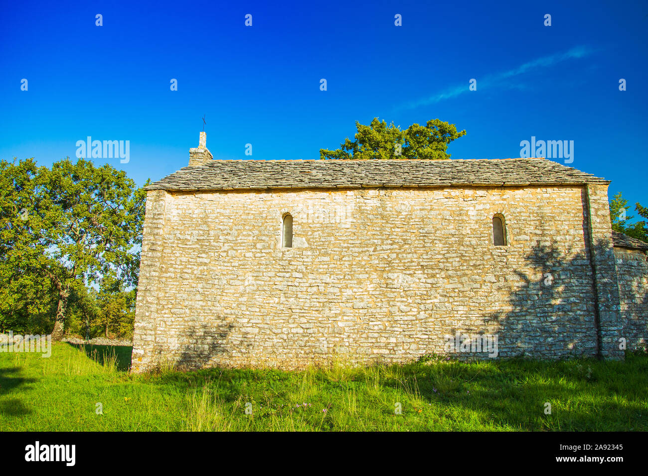 Small stone church hi-res stock photography and images - Alamy