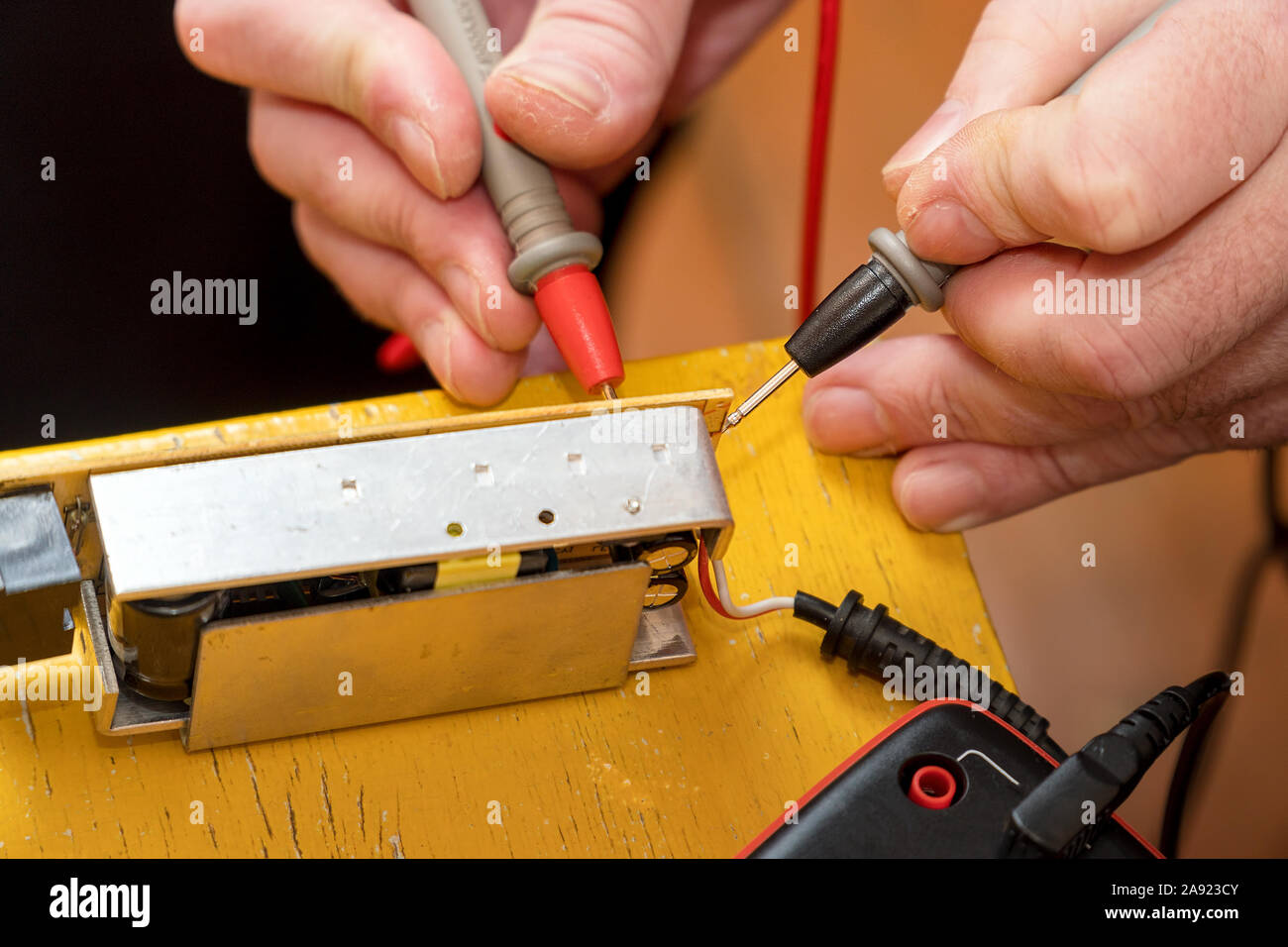 Repair of electronic board, parts of electronic device Stock Photo - Alamy