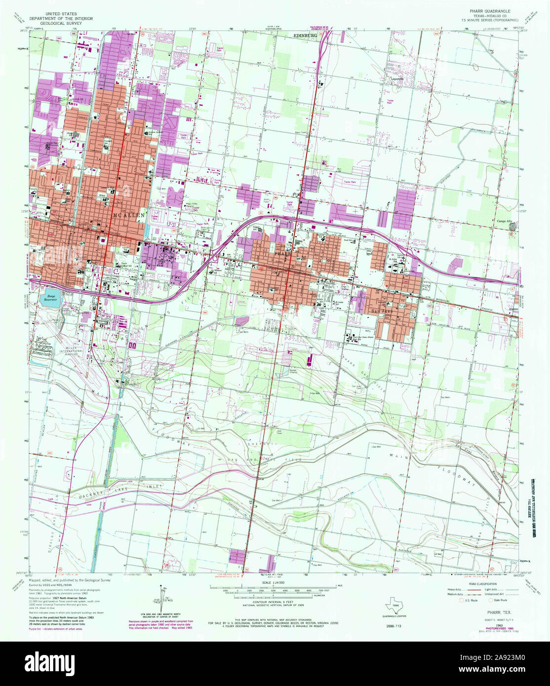 Pharr texas map hi-res stock photography and images - Alamy