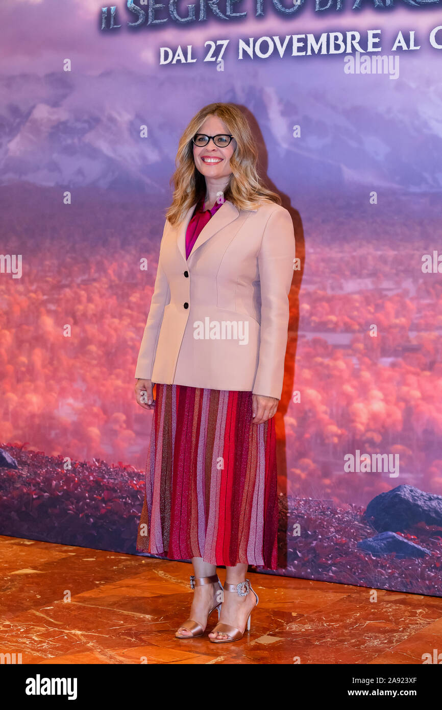 Roma, Italy. 12th Nov, 2019. Jennifer Lee participates in the photocall ...