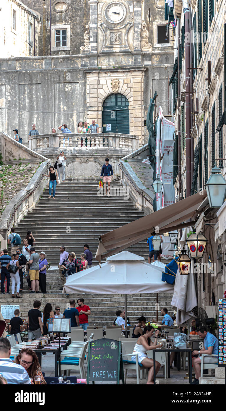 The jesuit stairs dubrovnik hi-res stock photography and images - Alamy