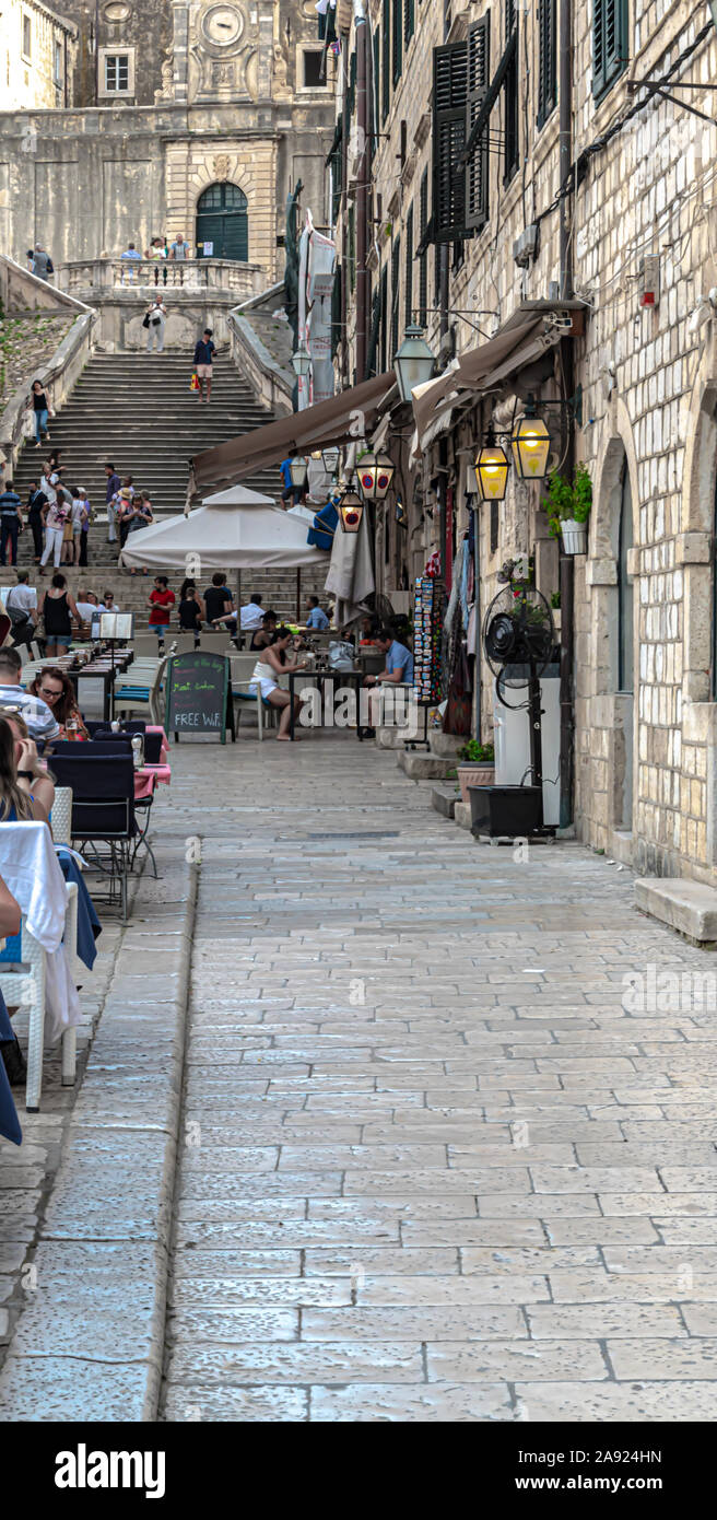 Dubrovnik old town jesuit steps hi-res stock photography and images - Alamy