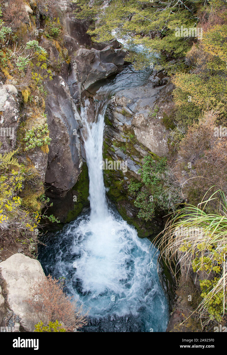 View of waterfall Stock Photo - Alamy