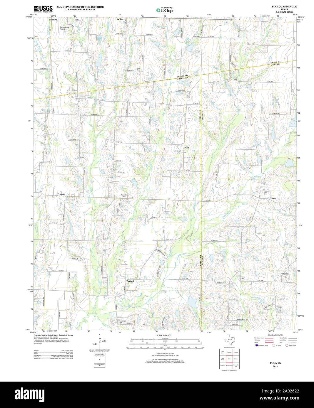 Map of pike Cut Out Stock Images & Pictures - Alamy