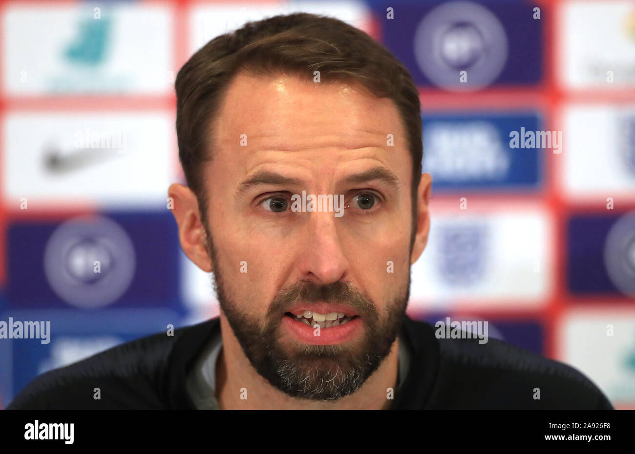 England manager Gareth Southgate during the media day at St George's ...