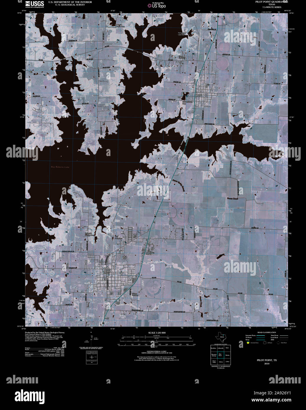 Map of pilot point hi-res stock photography and images - Alamy