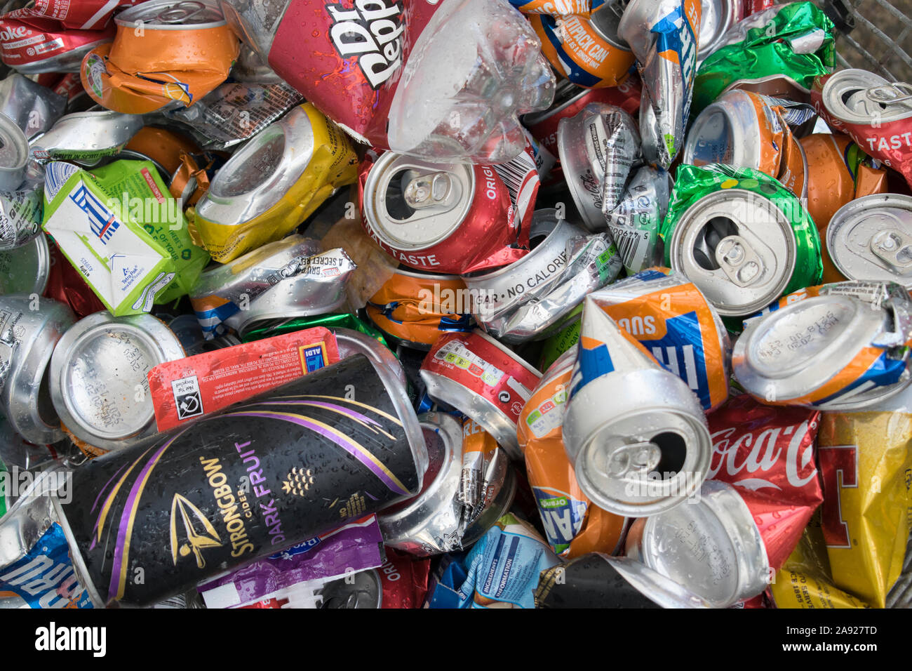Crushed Aluminium Can