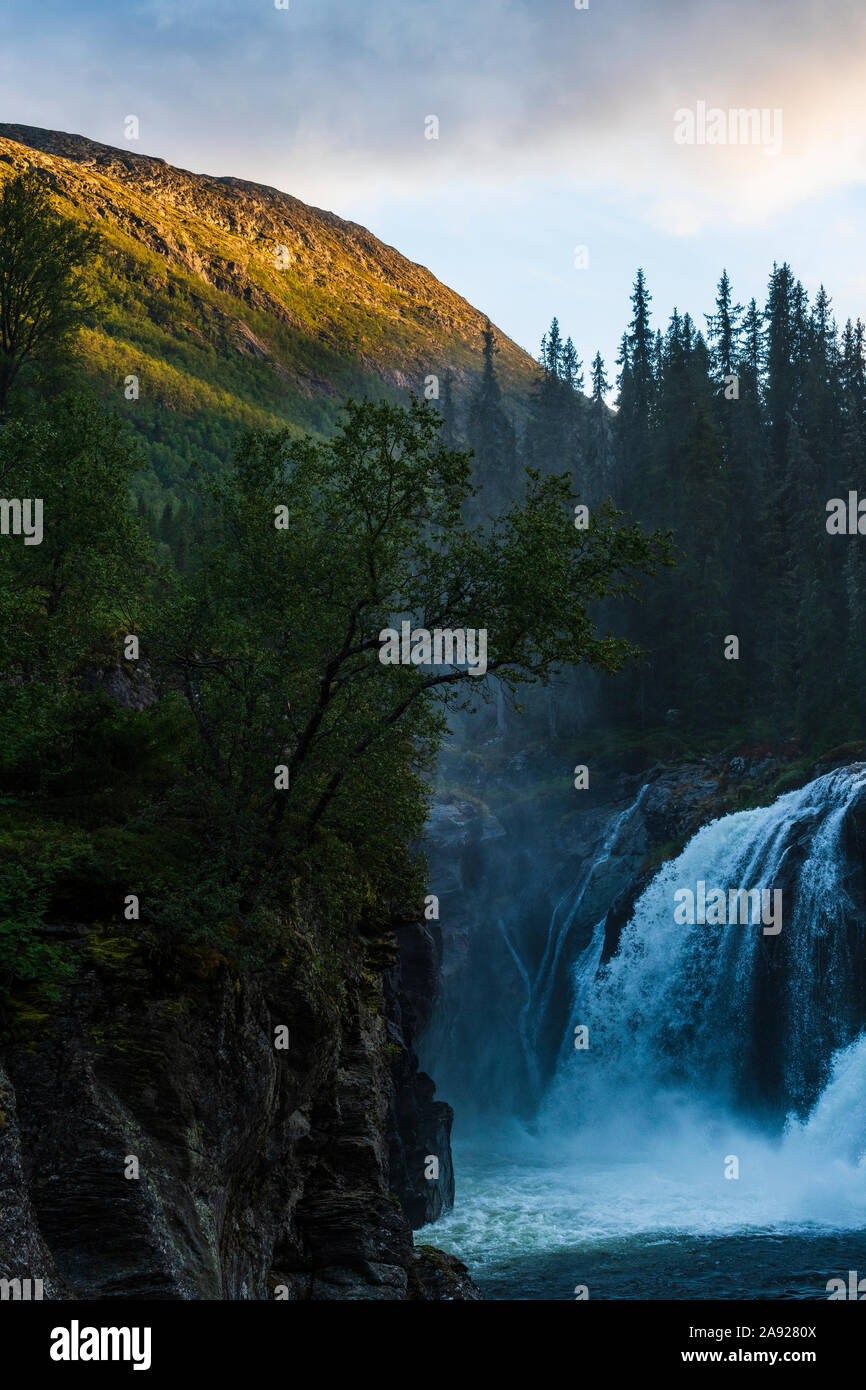View of waterfall Stock Photo - Alamy