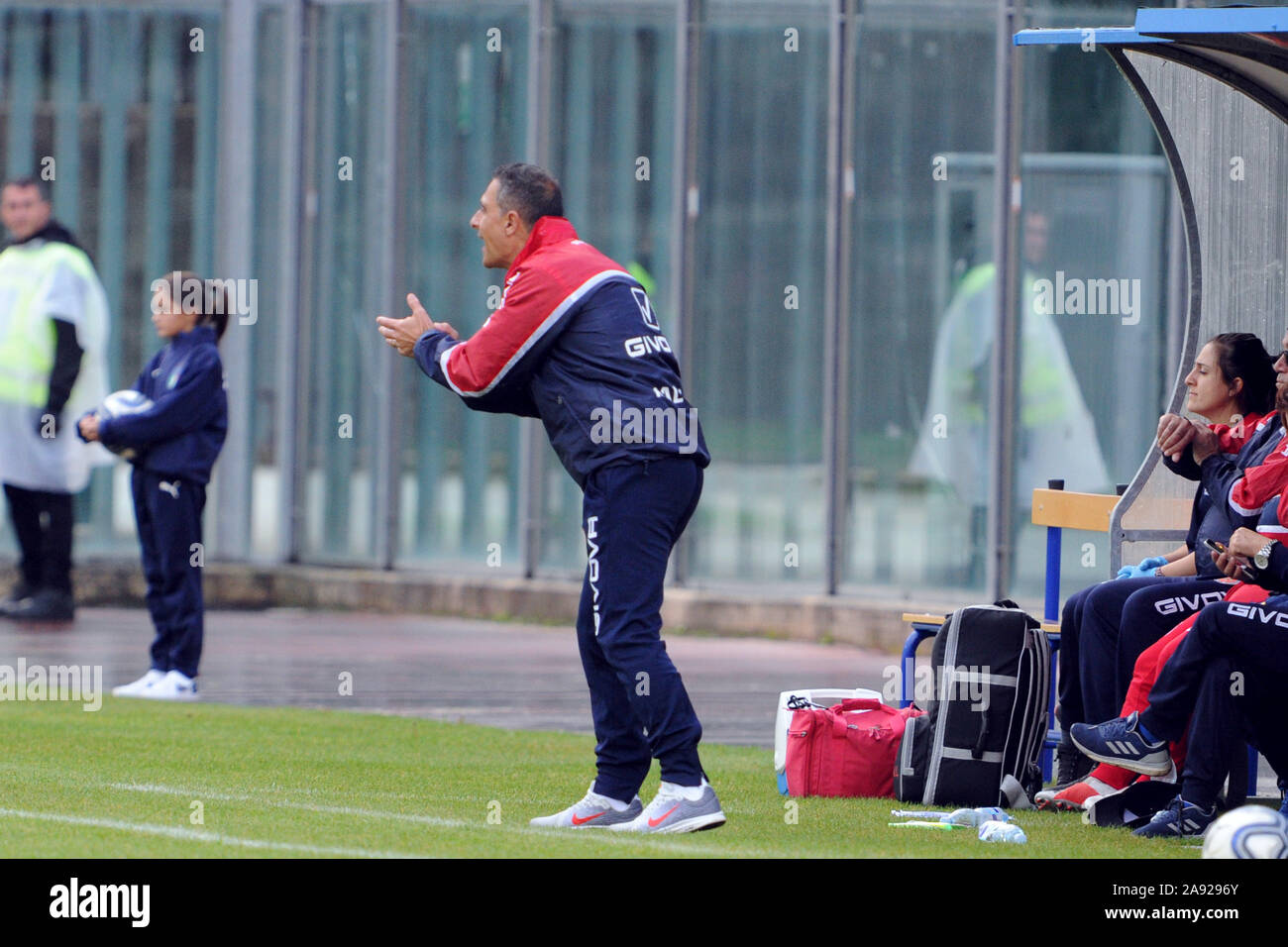 Castel di Sangro, Italy, 12 Nov 2019, ct mark gatt ,malta , during ...