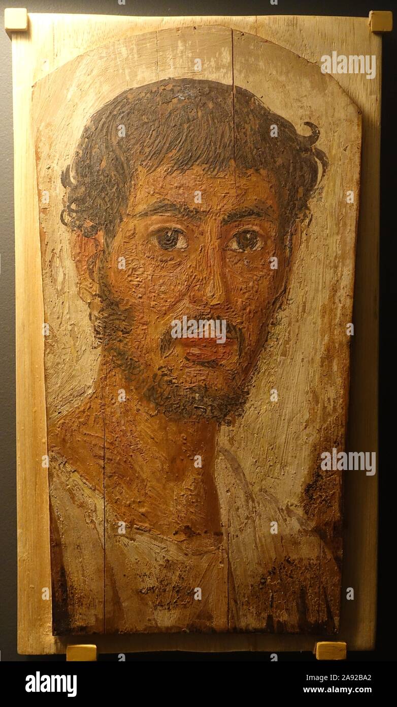 Fayum Portraits. Ancient Greek funeral paintings from 3rd century BC to ...