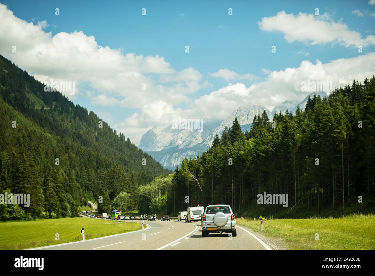 Car traffic on country road hi-res stock photography and images - Alamy