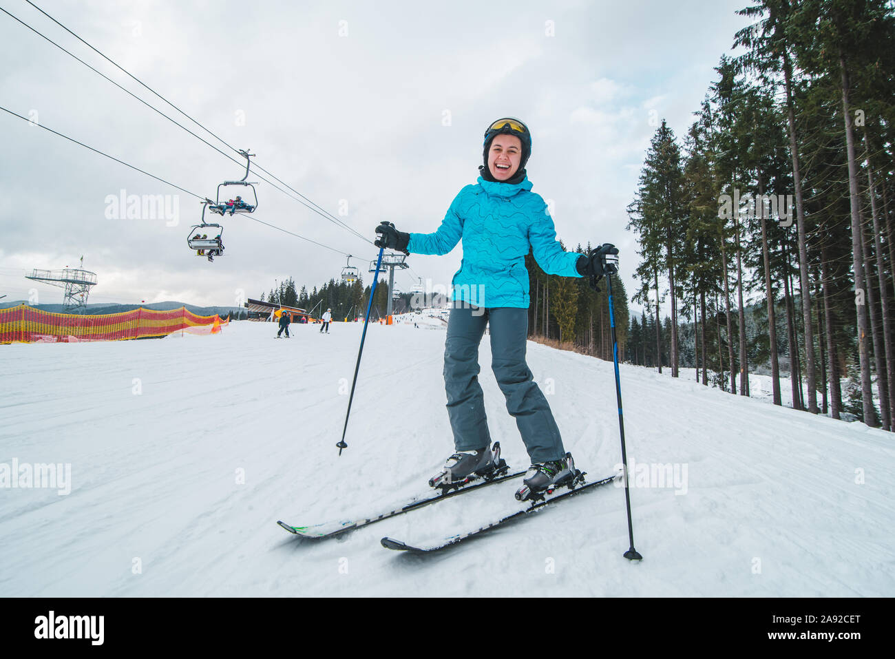 Snow angel adult hi-res stock photography and images - Alamy
