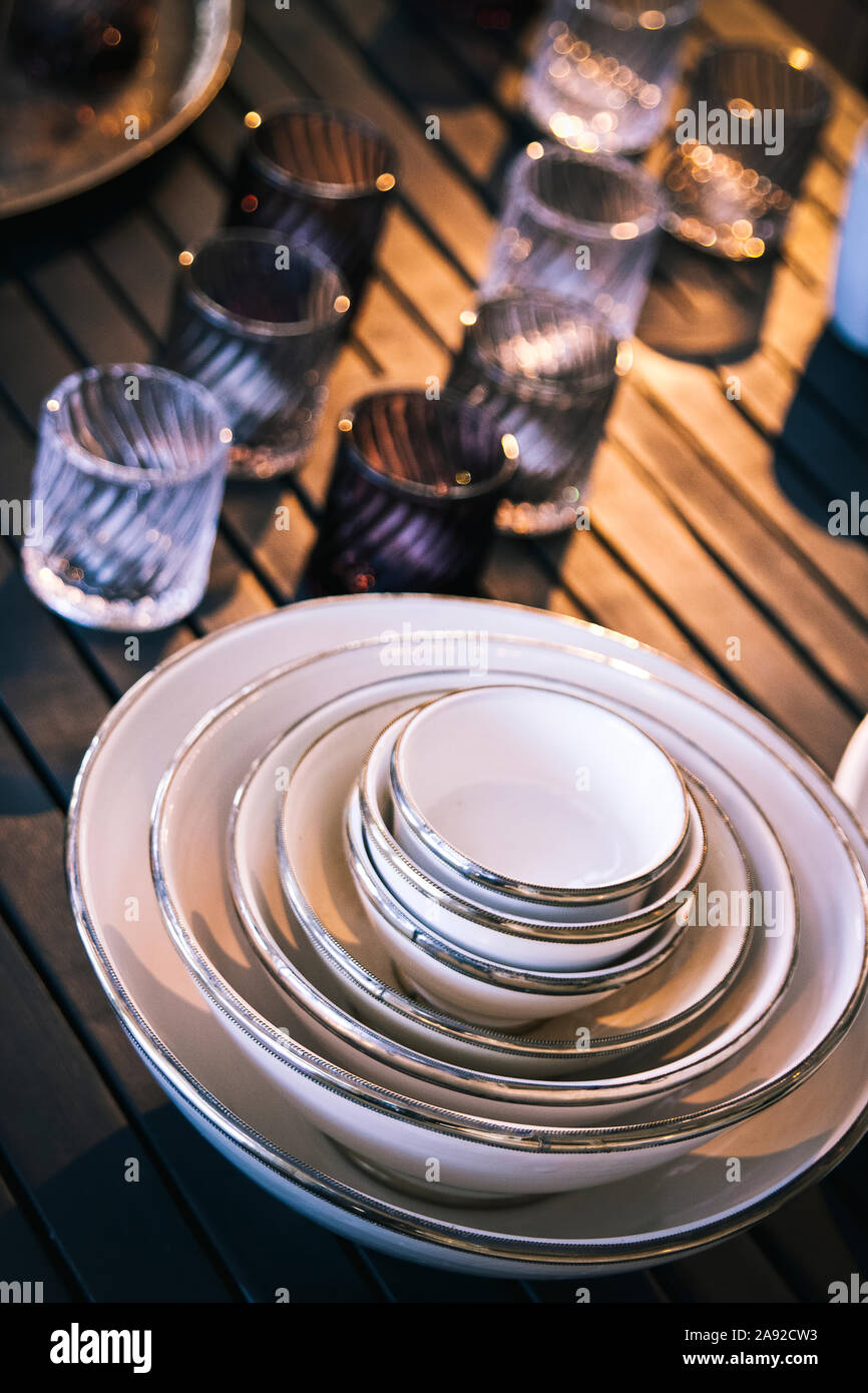 Stack of bowls Stock Photo - Alamy