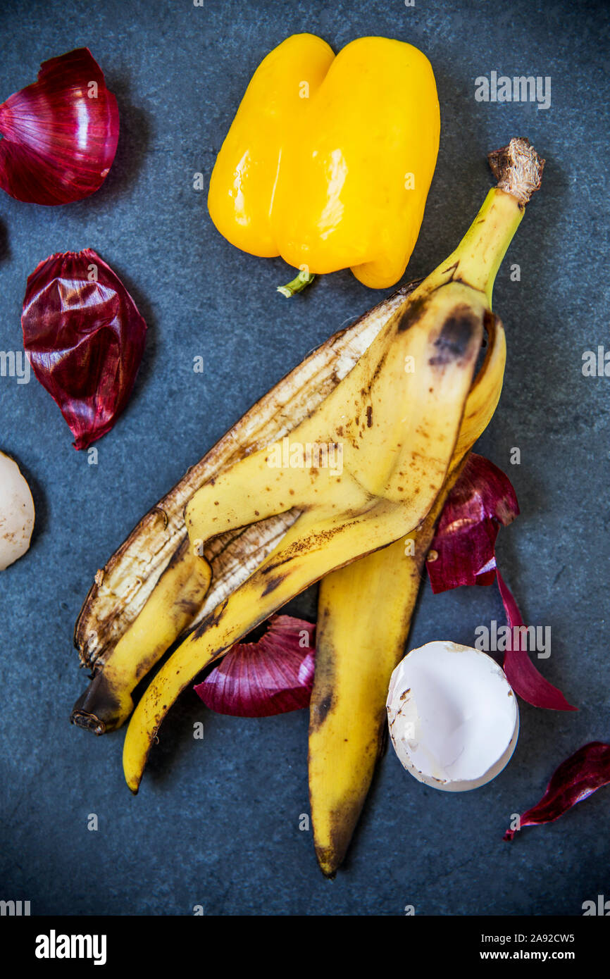Fruit and vegetable scraps Stock Photo - Alamy