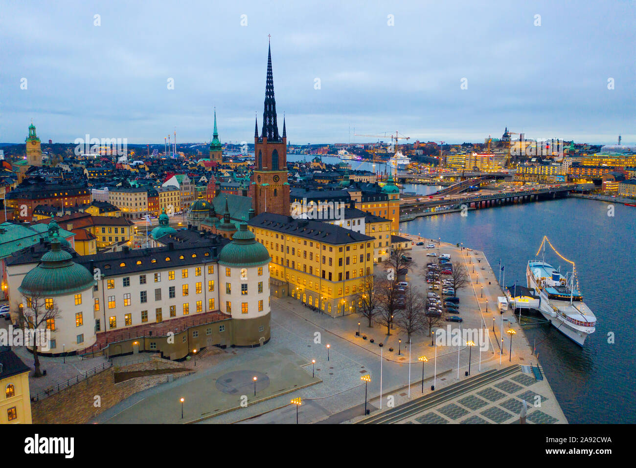 Buildings at sea Stock Photo - Alamy
