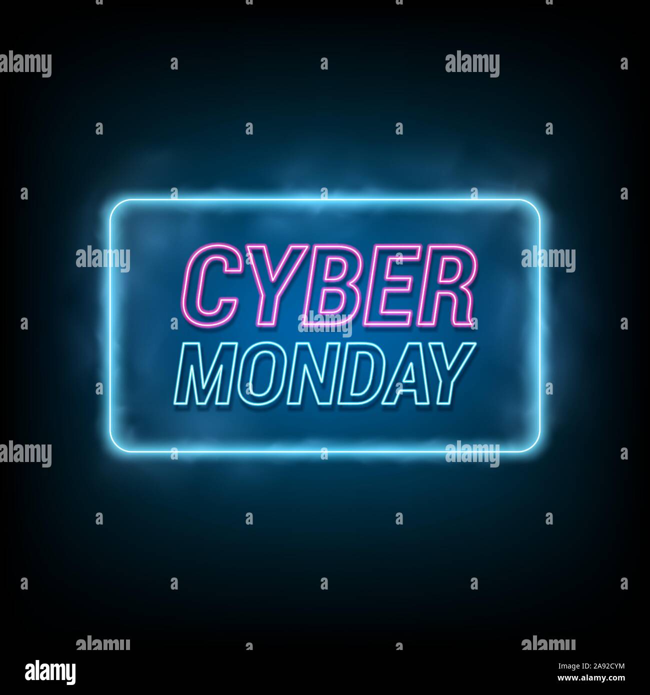 Cyber monday neon in hi-res stock photography and images - Alamy
