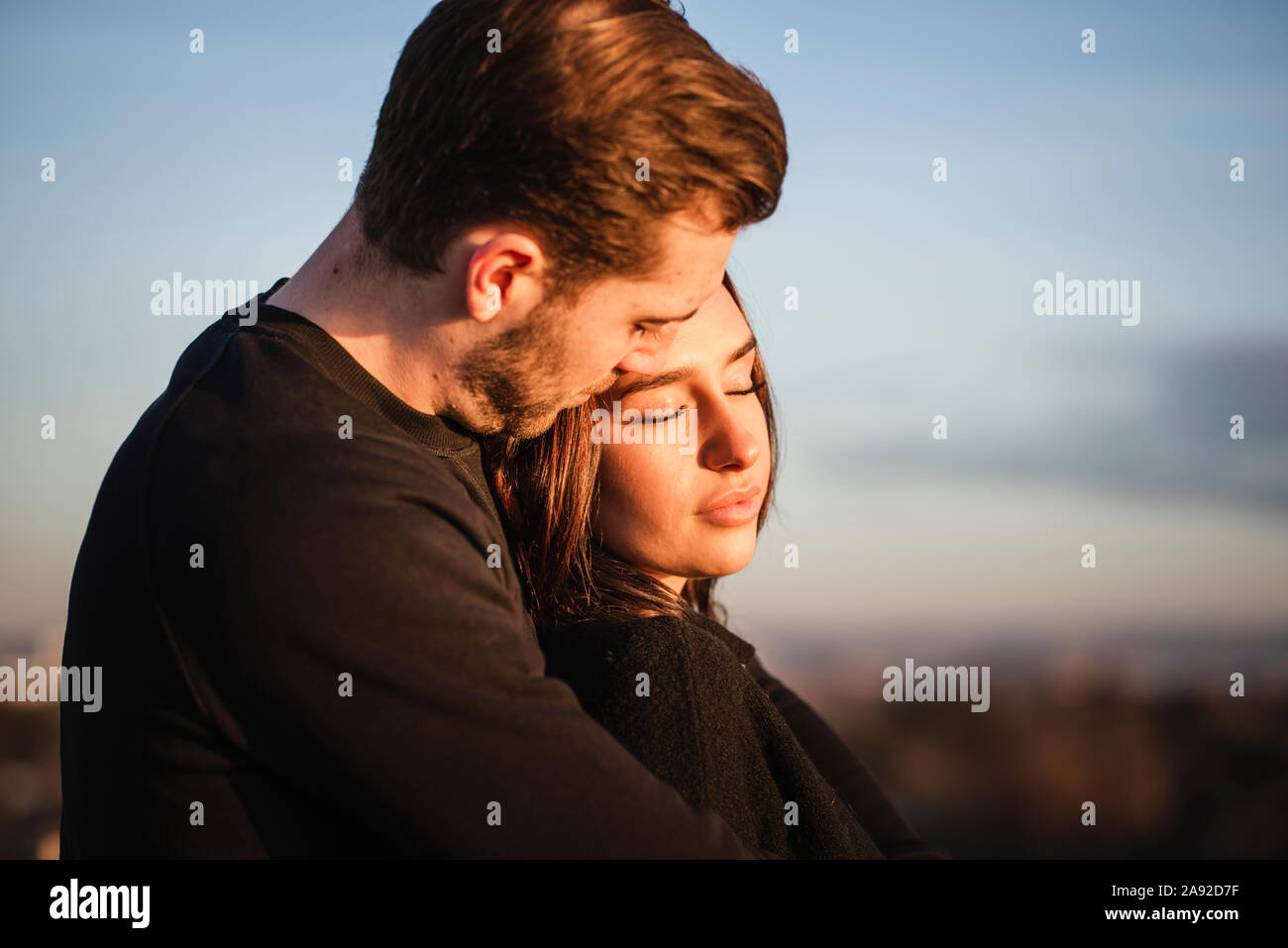 Young couple together Stock Photo - Alamy