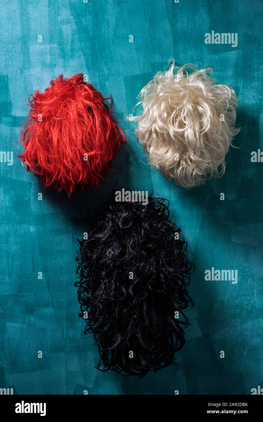 Curly wigs hi-res stock photography and images - Alamy