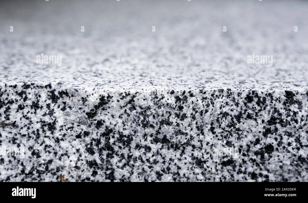 Natural stone grey granite background. Bright hard grey granite rock ...