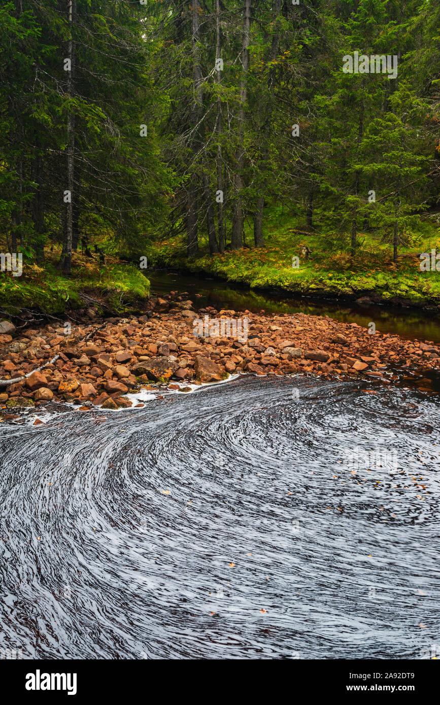 Whirlpool in water Stock Photo - Alamy
