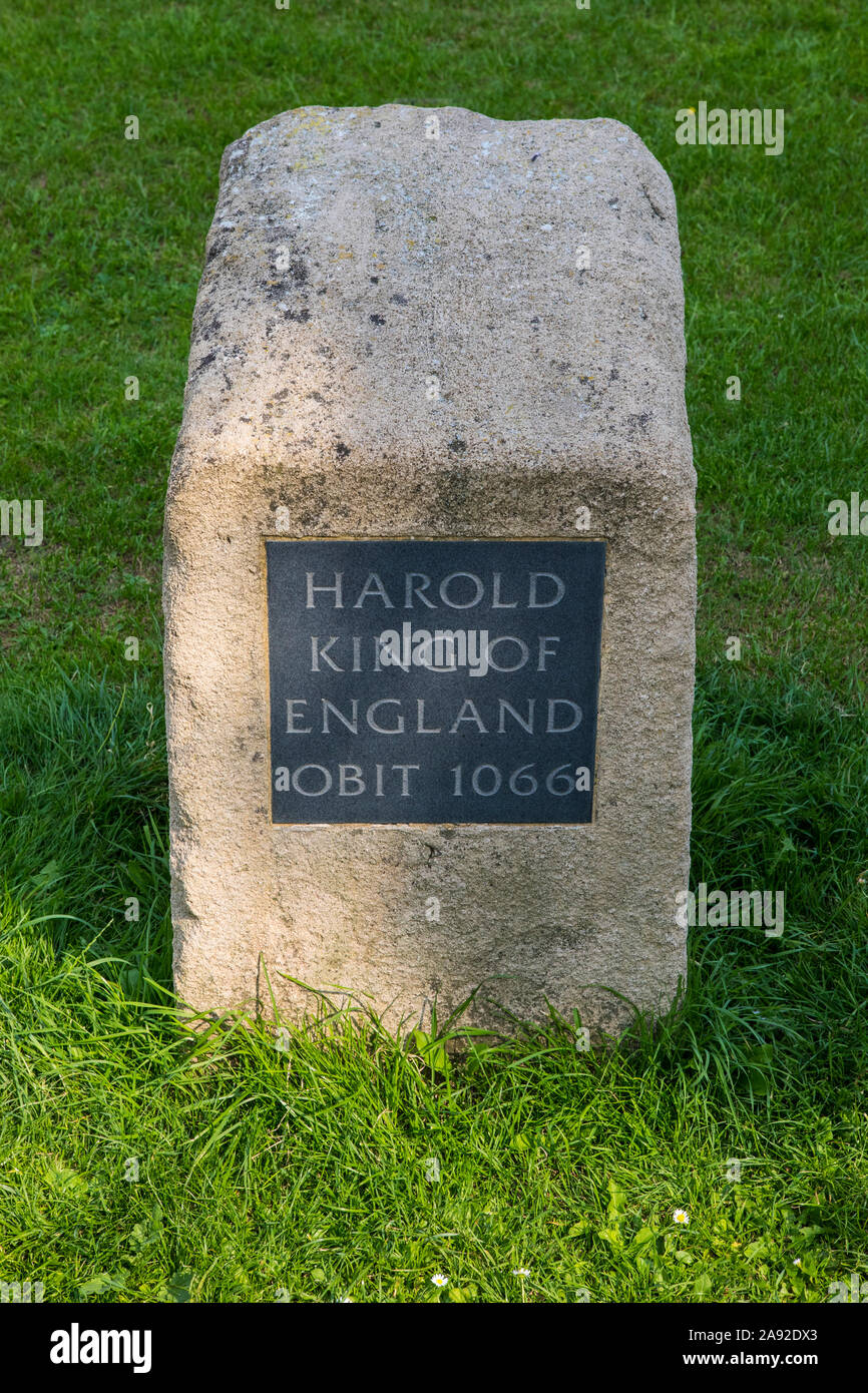 Battle abbey harold grave hi-res stock photography and images - Alamy