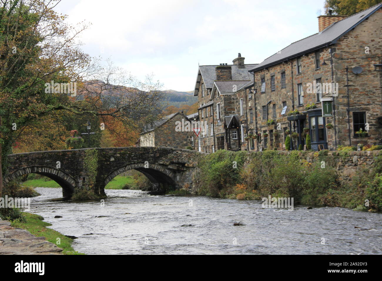 Beddgelert, North Wales. United Kingdom Stock Photo - Alamy