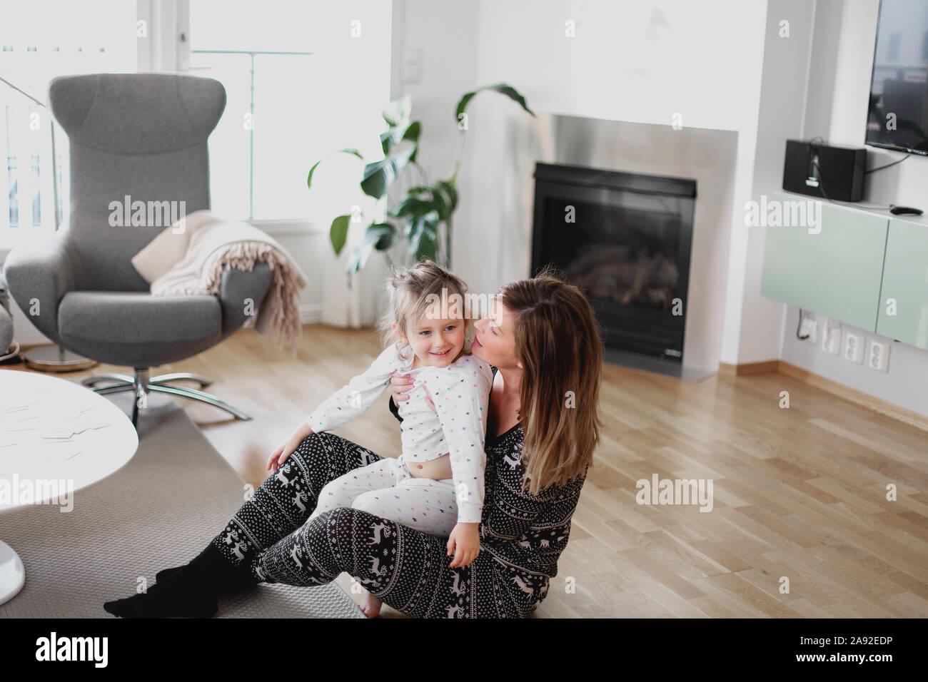 Mother and daughter together Stock Photo - Alamy