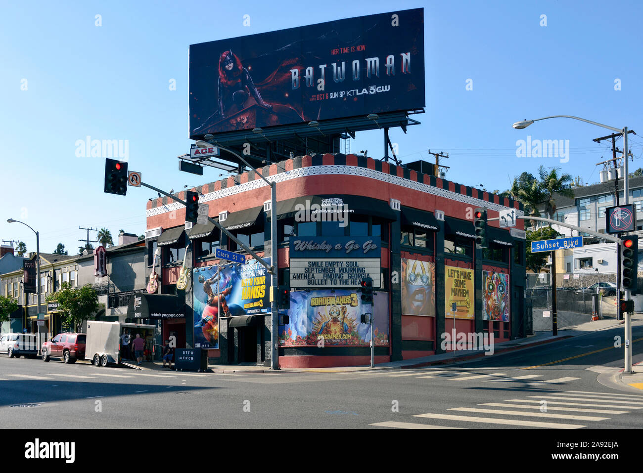 Legendary music club Whisky a Go Go on the Sunset Strip in West ...