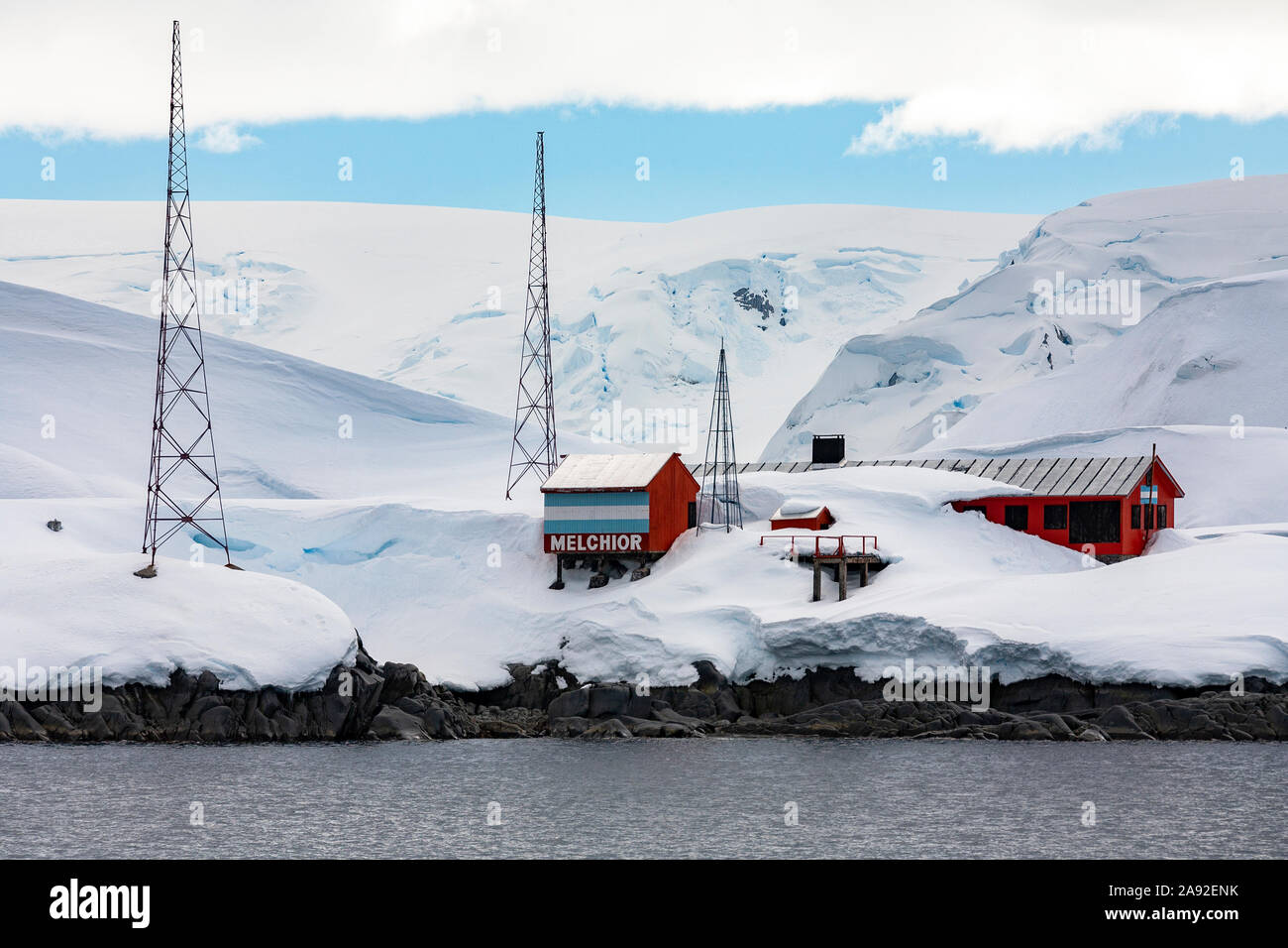 Scientific research base argentina antarctica hi-res stock photography ...