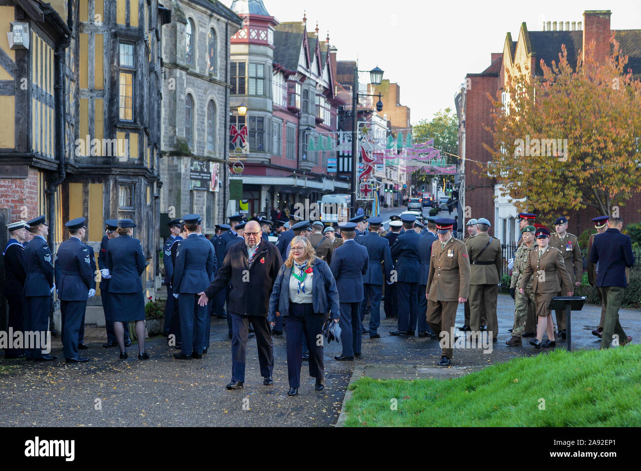 Remembrance Day commemorations on a beautiful Sunday in November ...