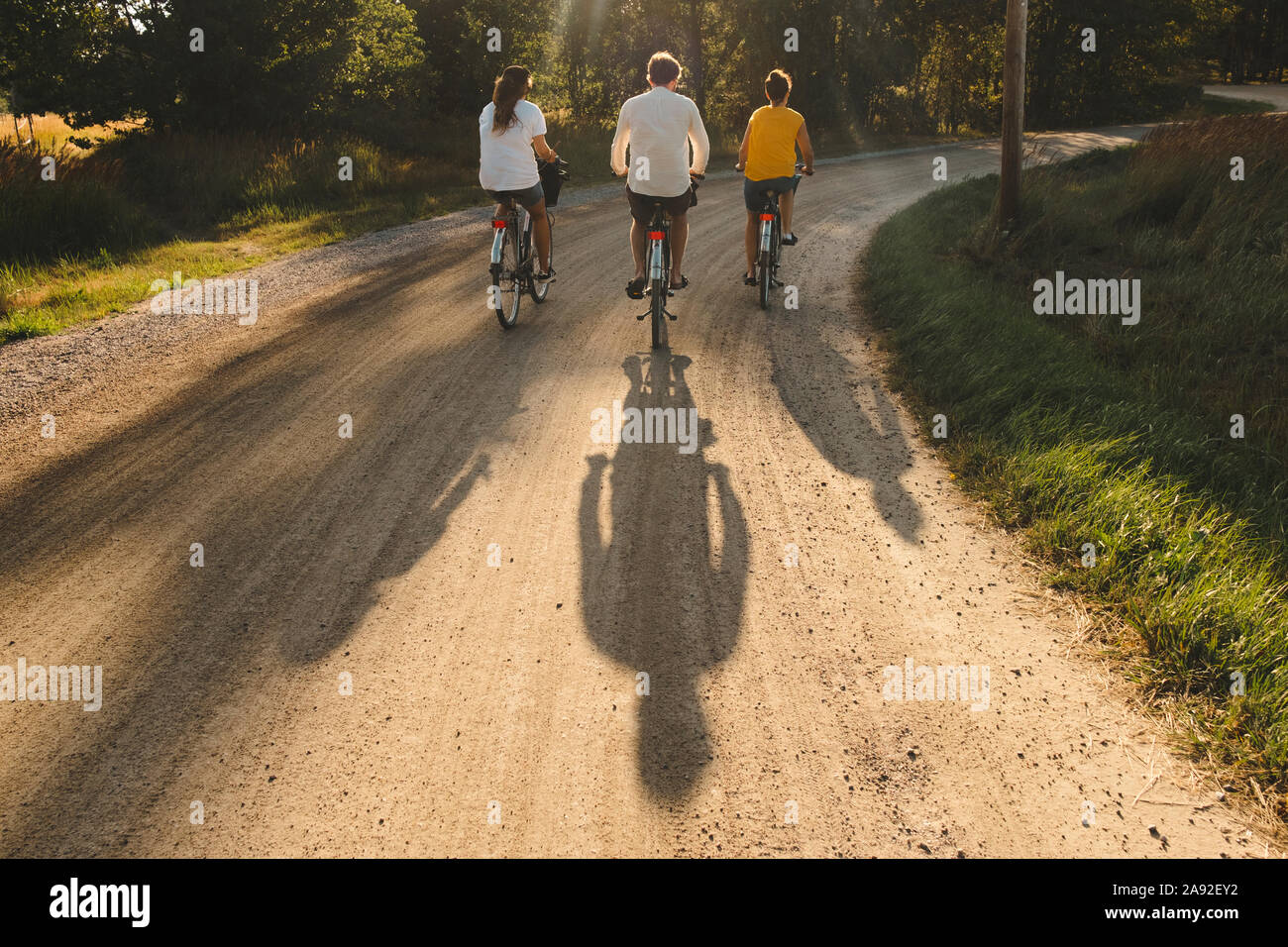 Back view of cyclist hi-res stock photography and images - Alamy