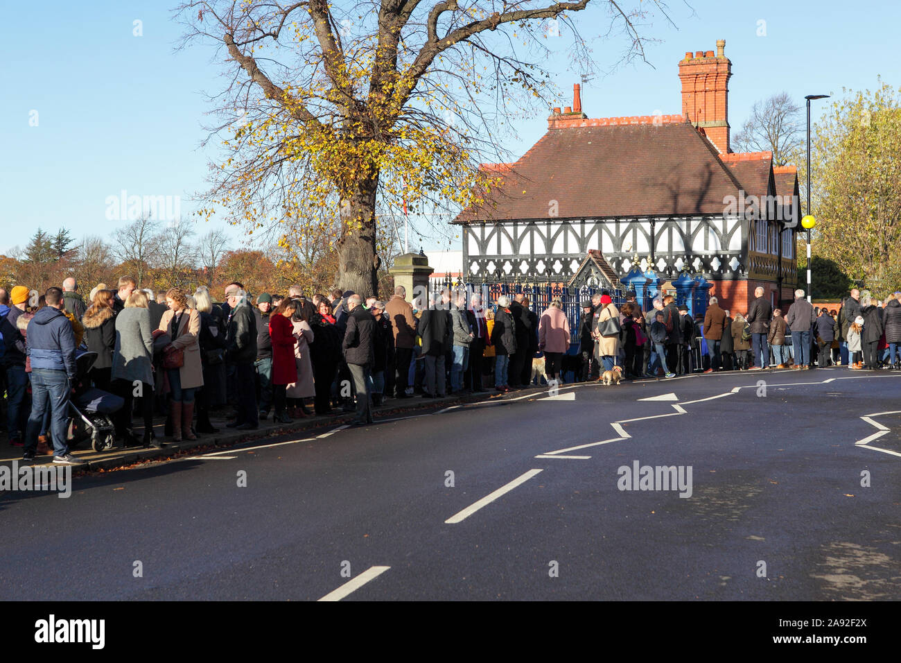 Remembrance Day commemorations on a beautiful Sunday in November ...