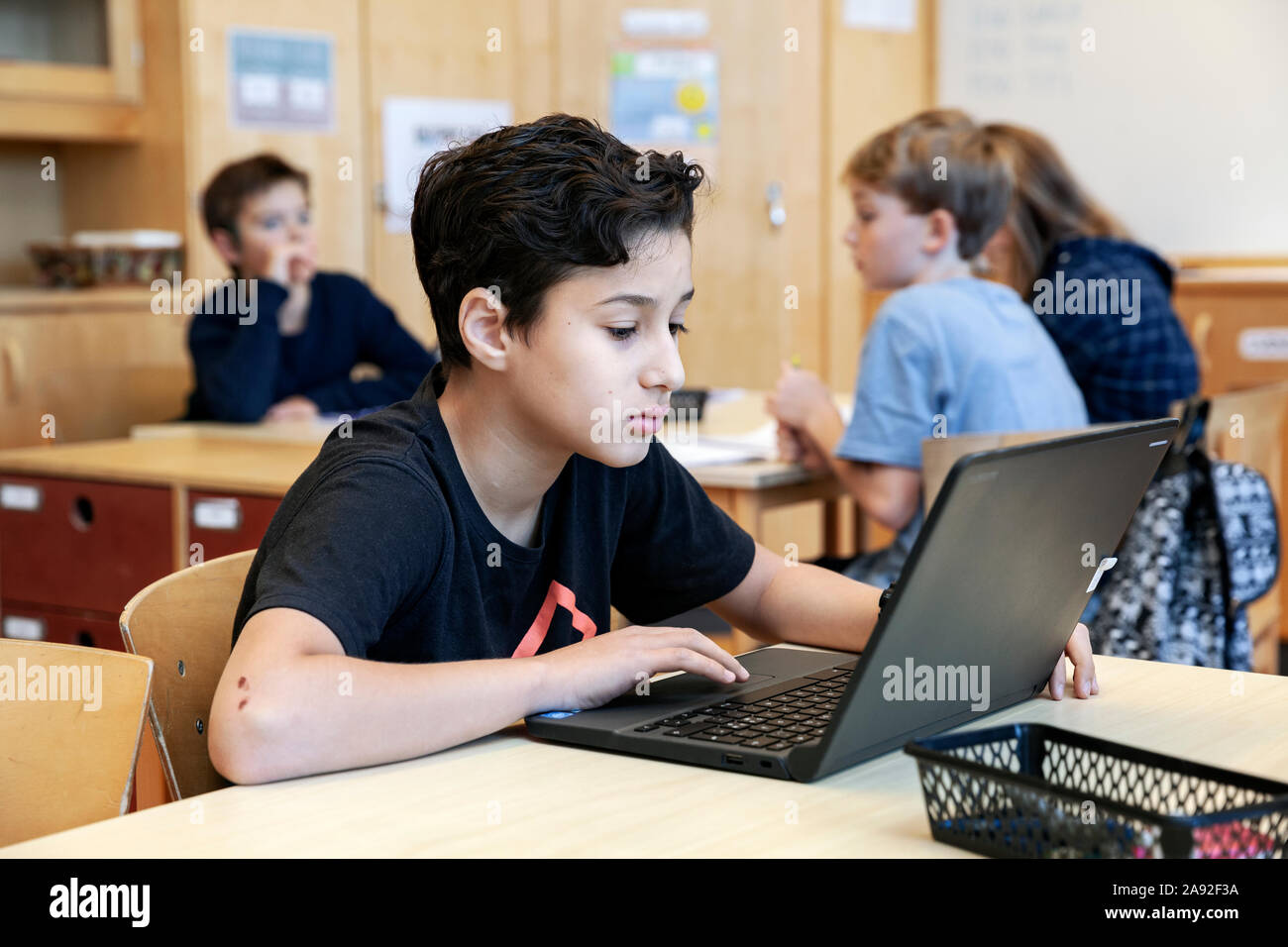 School children computer sweden hi-res stock photography and images - Alamy