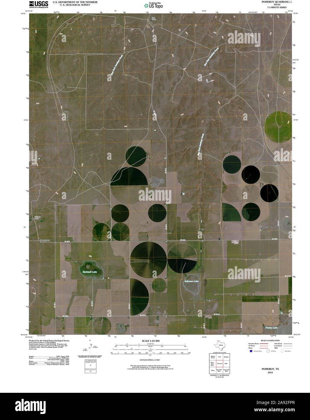 Map of pomeroy hi-res stock photography and images - Alamy